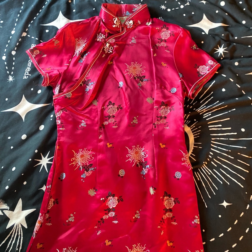 Traditional Chinese Cheongsam 100% Silk - Gem